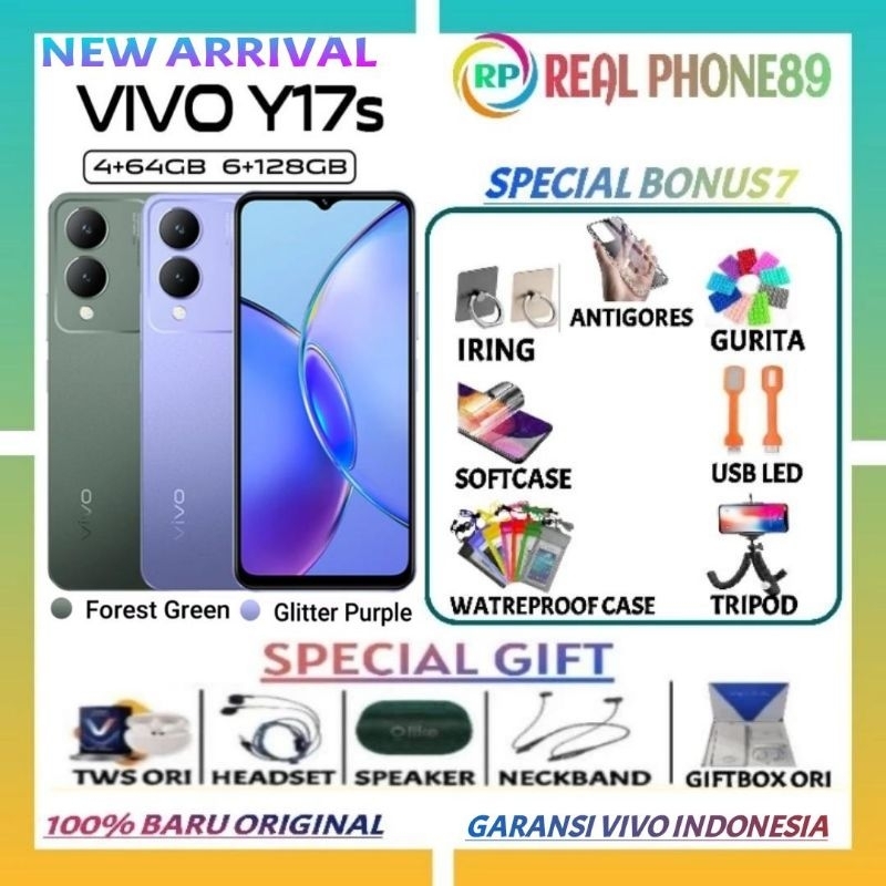 Jual VIVO Y17S RAM 6/128GB | Y17s RAM 4/64GB | Y17 S 4/128GB GARANSI ...