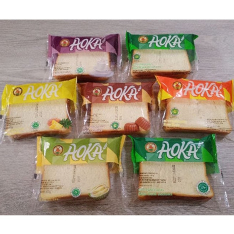 Jual Roti Aoka 65gr All Varian Rasa | Shopee Indonesia