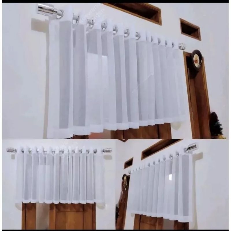 Jual Gorden Vitrase semokring Tirai jendela pendek poni Gorden atas ...
