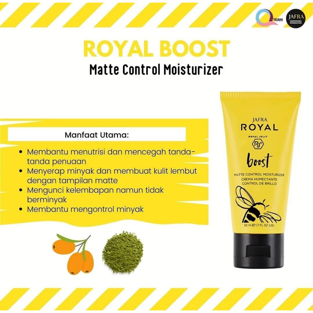 Jual Royal Boost Kuning Matte Control Moisturizer | Shopee Indonesia