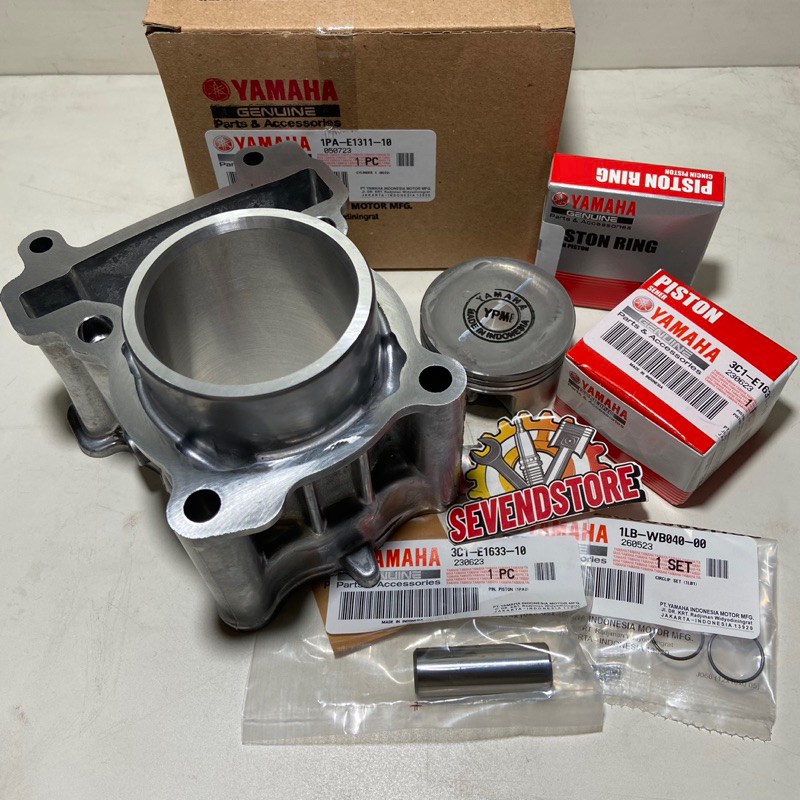 Jual Cylinder Blok Assy Piston Kit 1PA Vixion FZ150 Vixion New Original YGP | Shopee Indonesia