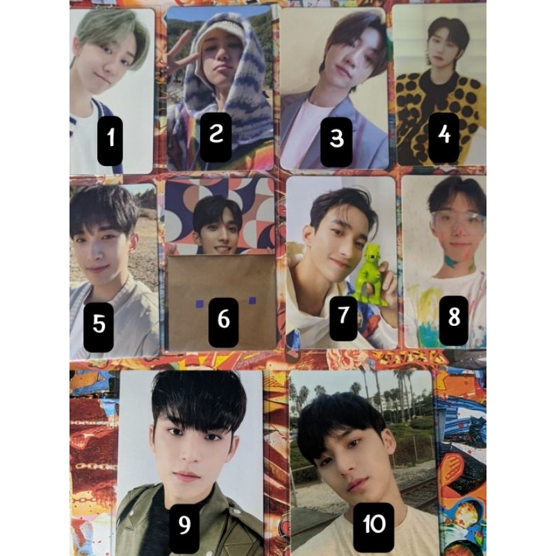 Jual PC Photocard Seventeen 97L line mingyu dk minghao the8 dul henggarae carver fts carat ver ...