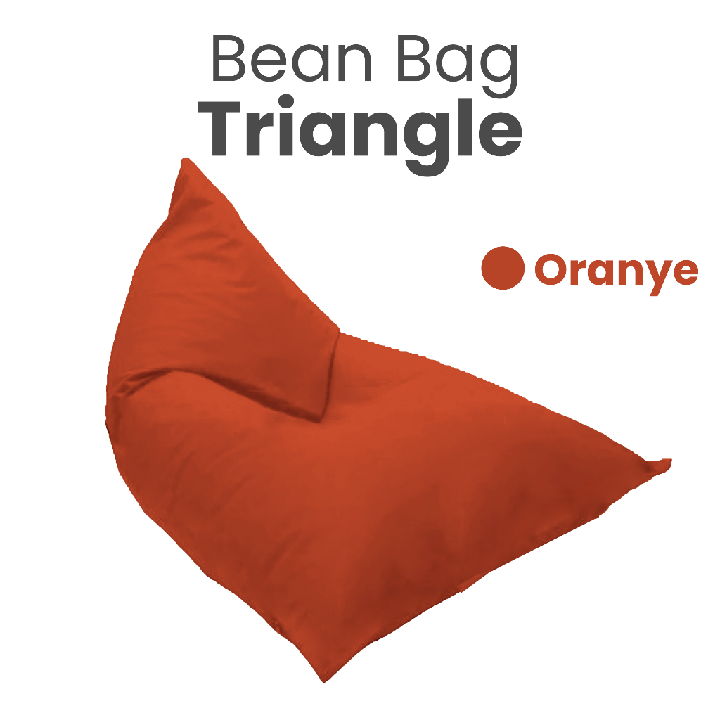 Jual Bean bag Triangle SIAP PAKAI Beanbag Model Segitiga Triangle Size ...