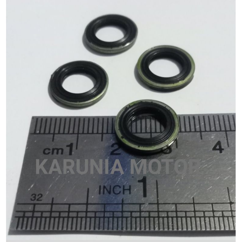 Jual Ring solar gasket karet rem / Ring banjo / Ring baut selang oli cakram ( K10 . drat 8 mm ...