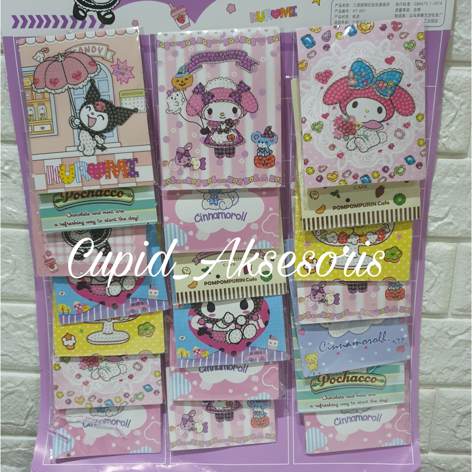 Jual DIY DIAMOND PAINTING DIY MANIK MANIK SET SANRIO LITTLE TWIN STAR ...