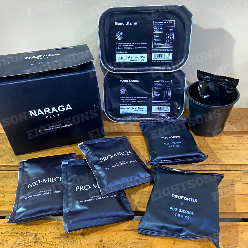 Jual RANSUM NARAGA dan EPROKAL PLUS L Ration Survival Food MRE TNI ...