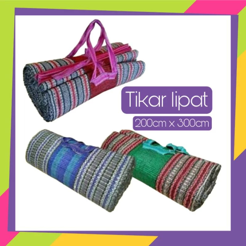 Jual Tikar Lipat/Tikar piknik/Tikar Hajatan/Tikar Tahlil Ukuran 2x3 ...