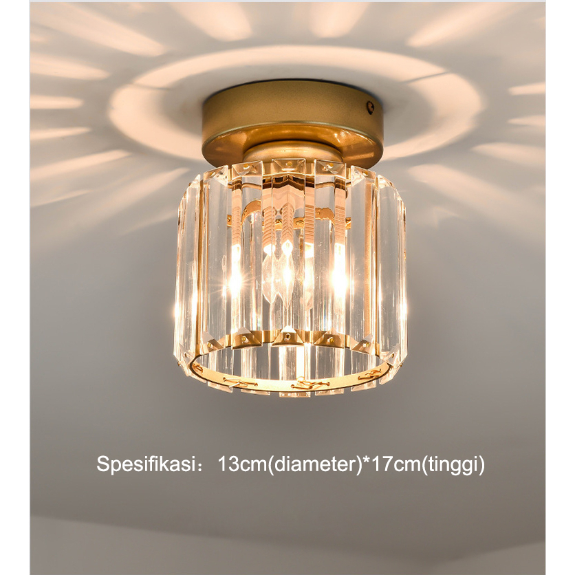 Jual Lampu Gantung Lampu Plafon Gantung Kristal Minimalis Lampu kristal ...