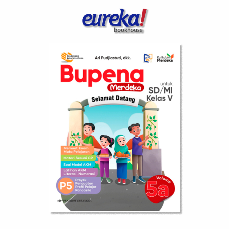 Jual Erlangga - Bupena Merdeka SD/MI JL.5A/KM (Kurikulum Merdeka ...
