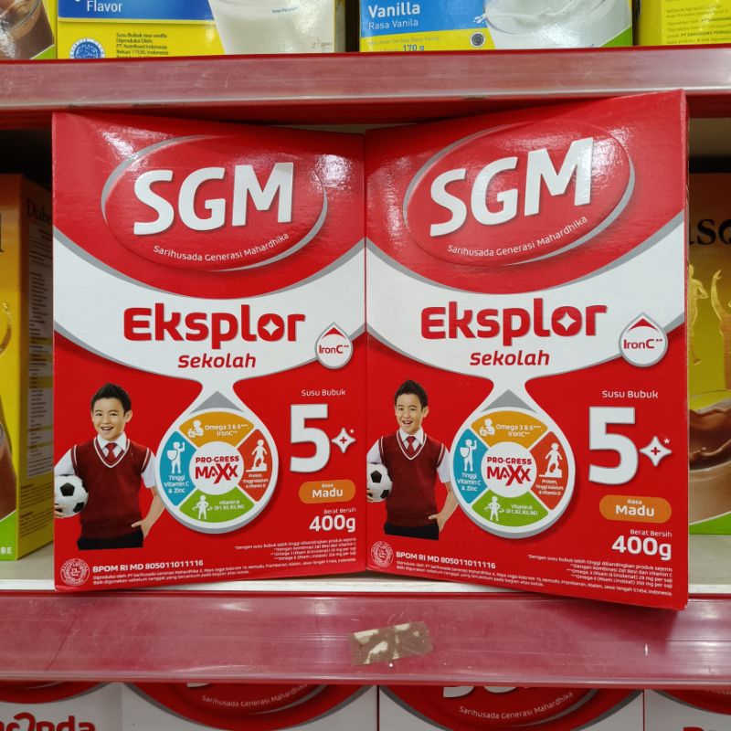 Jual SGM Eksplor Sekolah 5+ MADU #400g | Shopee Indonesia