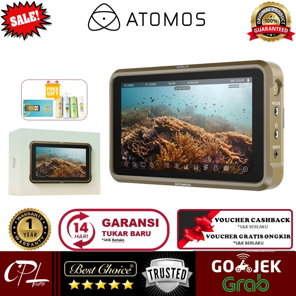 Jual Atomos Ninja 5.2" 4K HDMI Recording Monitor | Shopee Indonesia