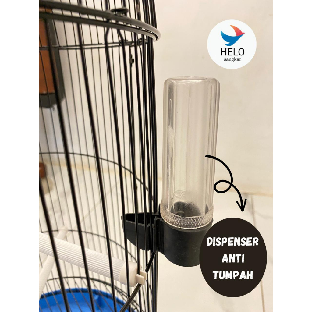 Jual CEPUK WADAH PAKAN MINUM BURUNG DISPENSER TABUNG PANJANG CEPUK TEMPAT MAKAN PAKAN BURUNG ...