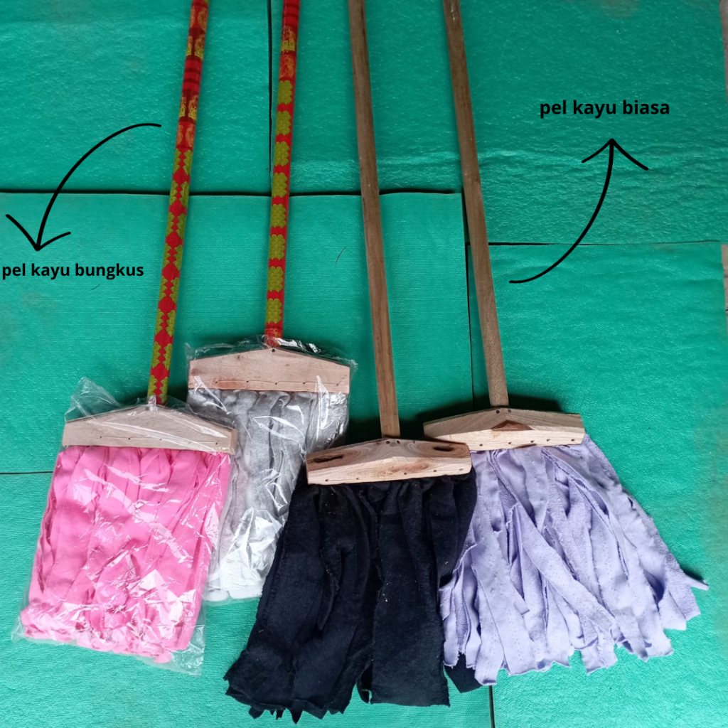 Jual Pel Lantai Bahan Kain / Alat Lap Mop Pel Lantai Kain Gagang ...
