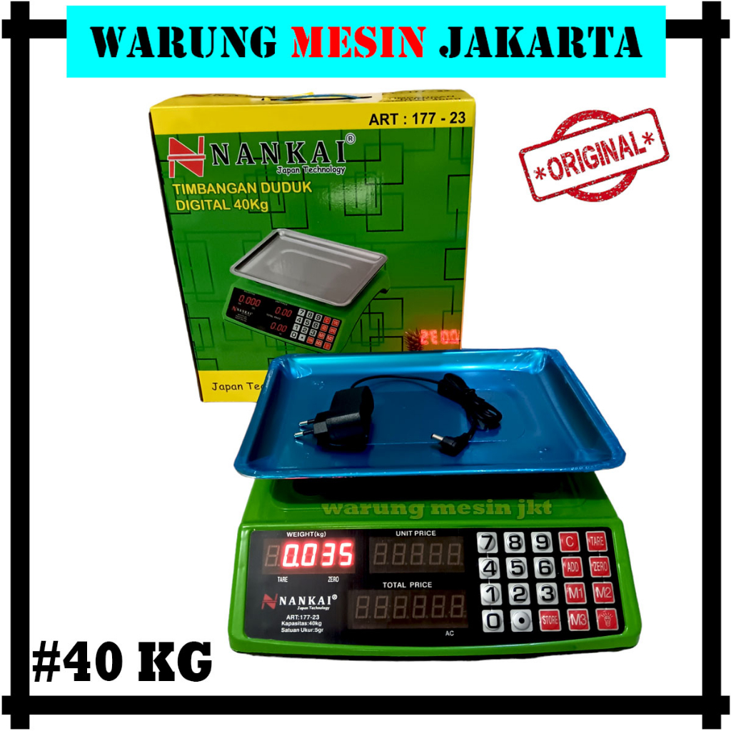 Jual TERMURAH - Timbangan Duduk Digital Murah Timbangan Buah 40KG/ Digital Computing Scale 40kg ...