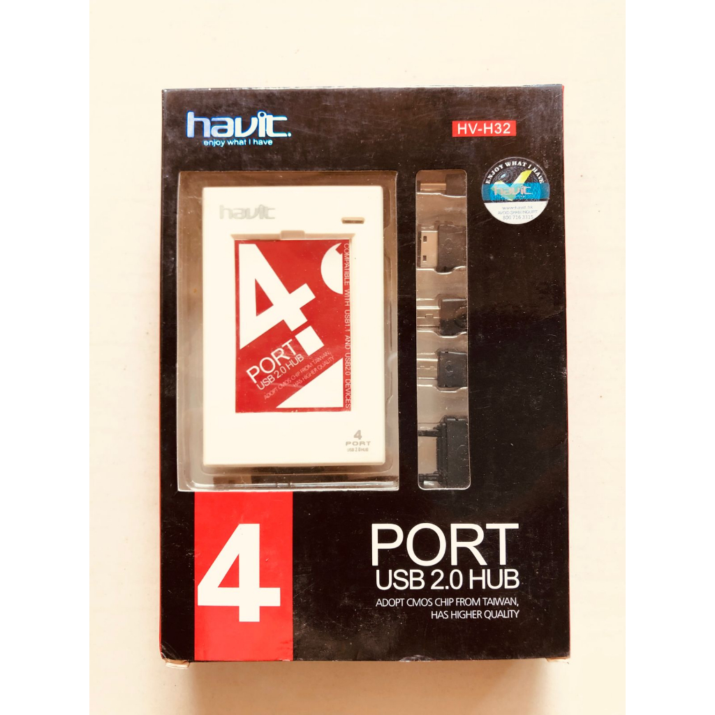 Jual PREMIUM USB HUB 4 PORT USB HAVIT GROW UP CABLE INSIDE USB 2.0 4 ...