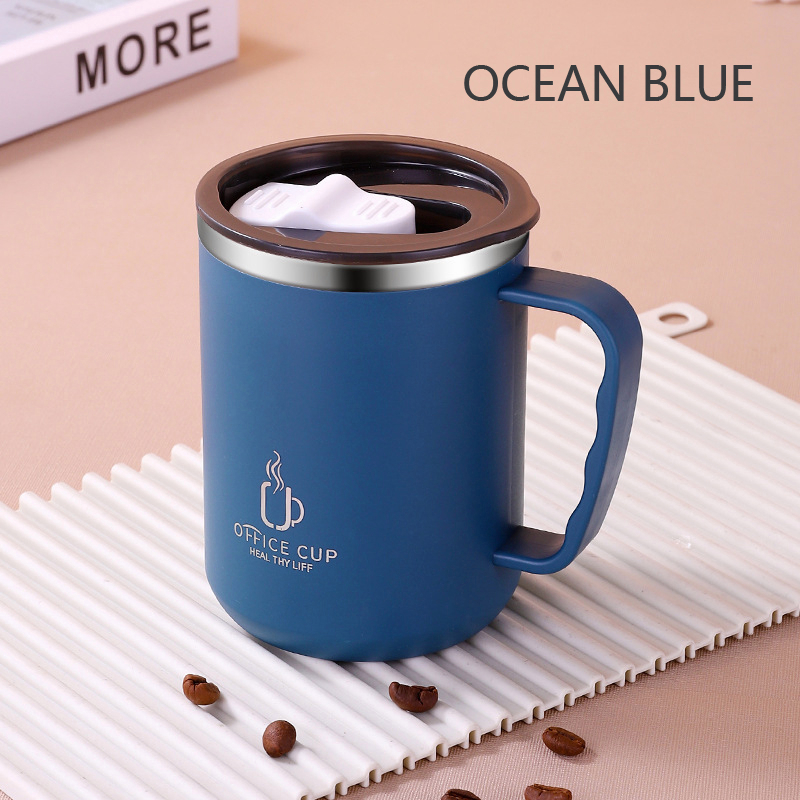Jual 500ml 304 Mug Kopi Tahan Tumpahan Baja Tahan KaratMug Cantik ...