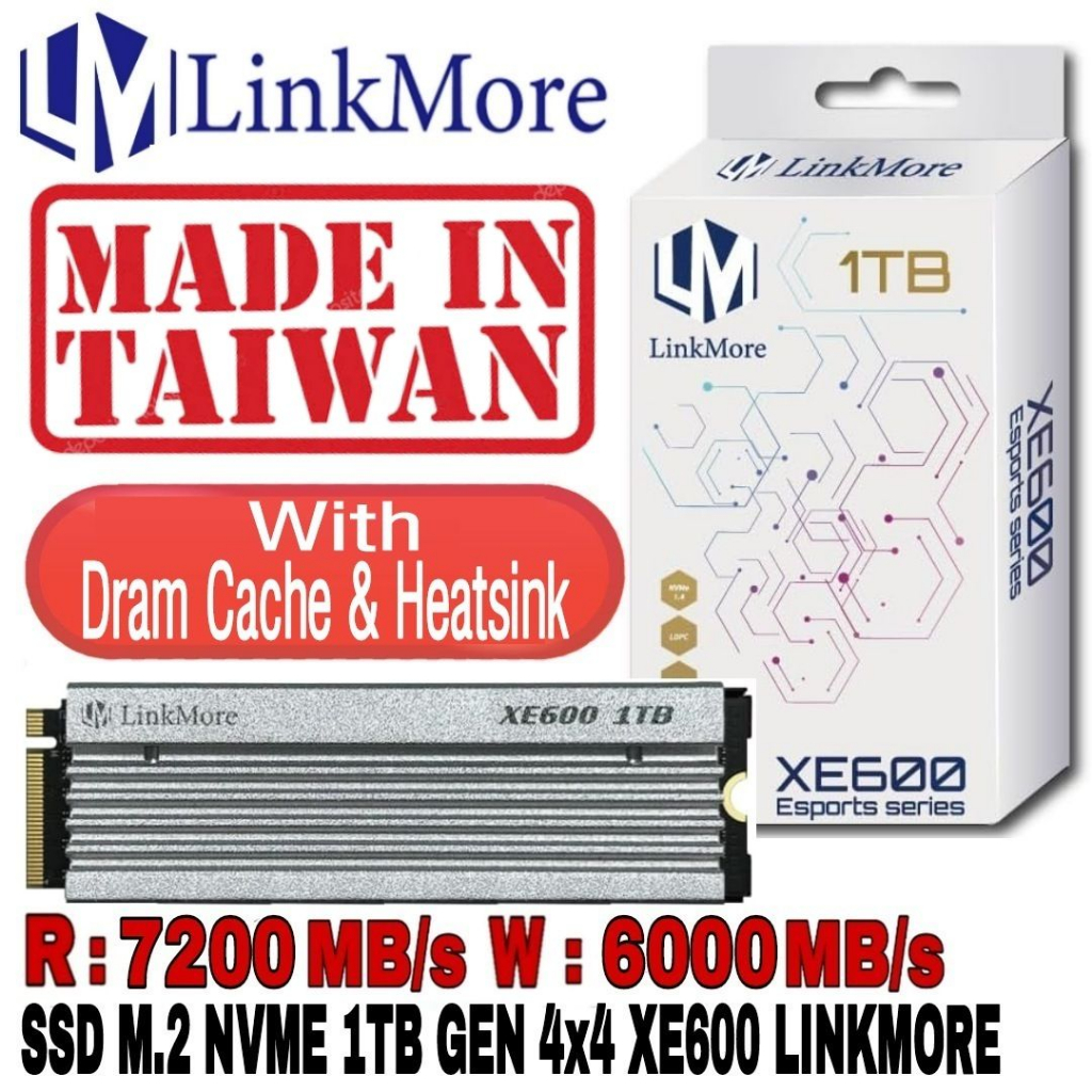 Jual SSD NVME M.2 2280 1TB GEN 4x4 XE600 LINKMORE | Shopee Indonesia