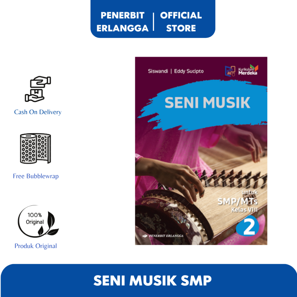 Jual [Erlangga Official] Seni Musik Smp/Mts KELAS 8 Kurikulum Merdeka ...