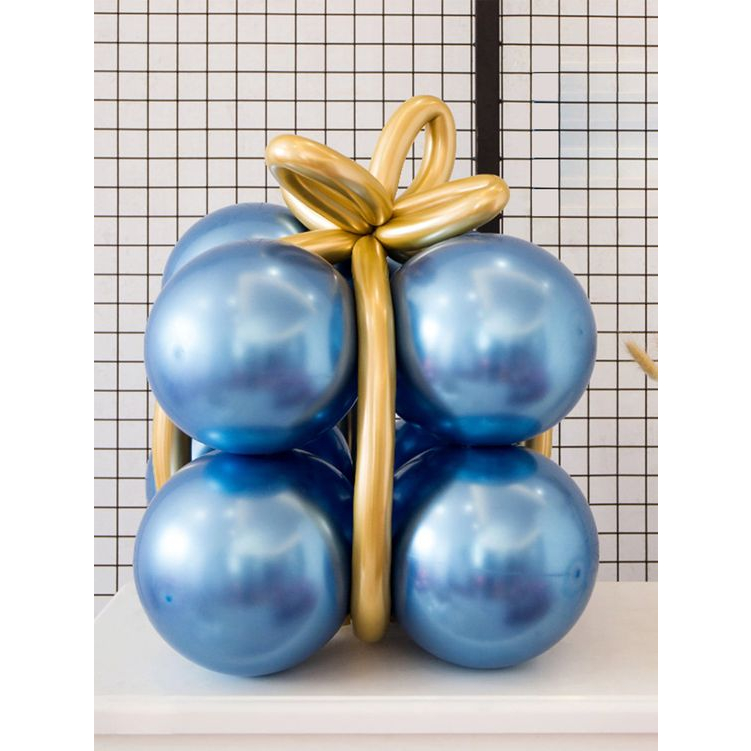 Jual DINOSO Balon Latex Bentuk Kado Balon Gift Box Diy Warna Warni ...