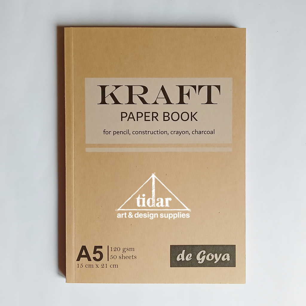 Jual de Goya Kraft Paper Book A5 - Buku Gambar Kertas Coklat / Sketsa ...