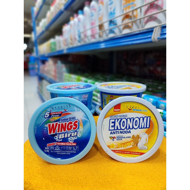 Jual Wings Sabun Colek krim Wb 1/4 dan 1/2 - Pembersih Serbaguna ...