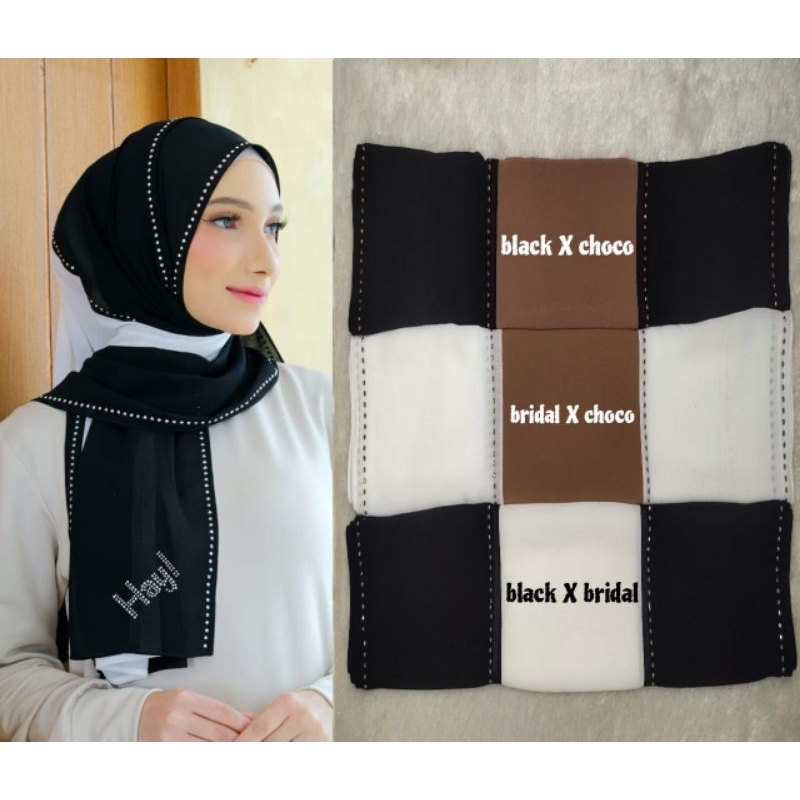 Jual Pashmina hijab Naemah sifon ceruty by Hay! COD | Shopee Indonesia