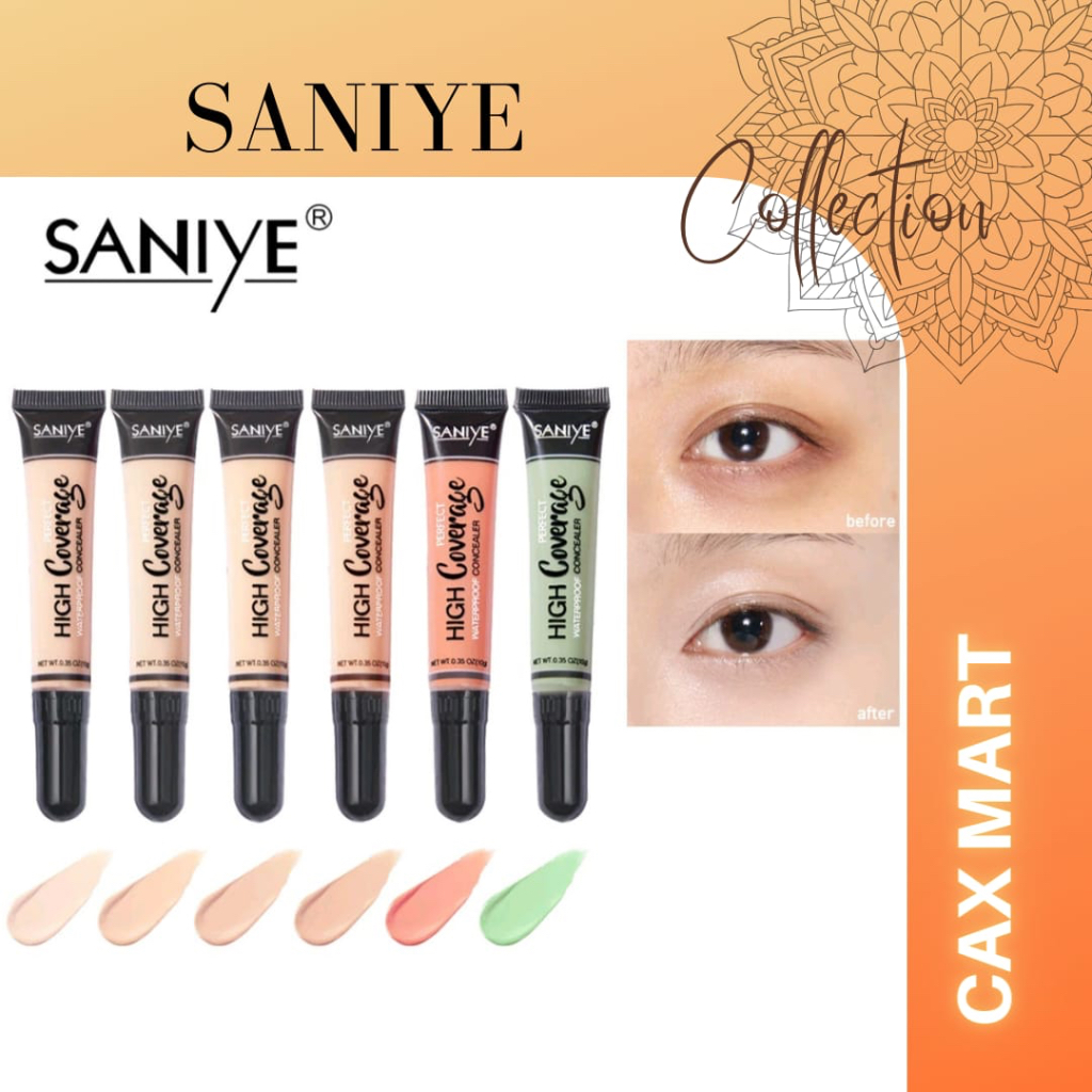 Jual SANIYE Concealer Waterproof Full Coverage 6 Colour | Shopee Indonesia