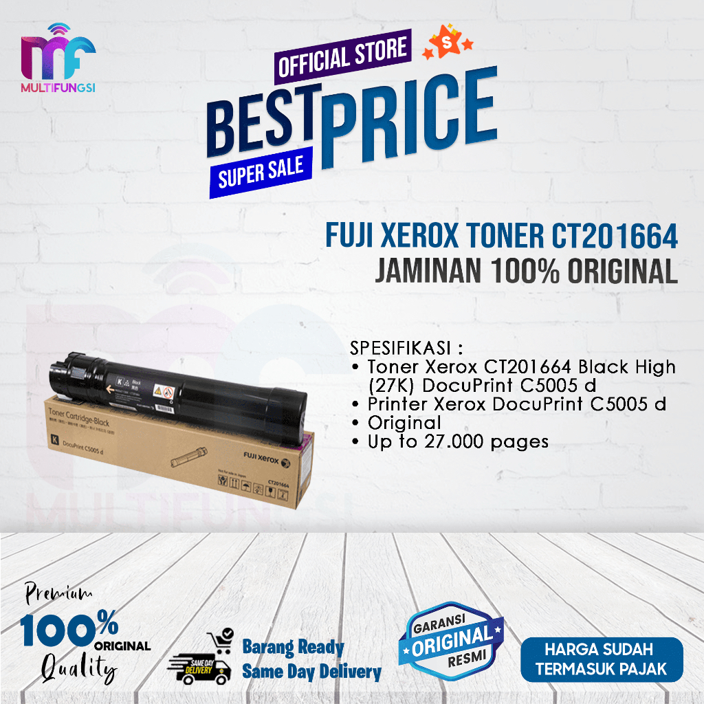 Jual Fuji Xerox Toner CT201664 Jaminan 100% Original / Uang Kembali ...