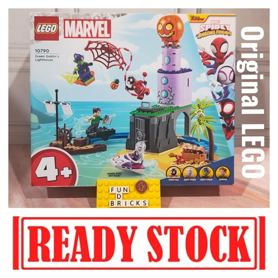 Jual LEGO 10790 Spidey Amazing Friends Green Goblin Lighthouse | Shopee ...