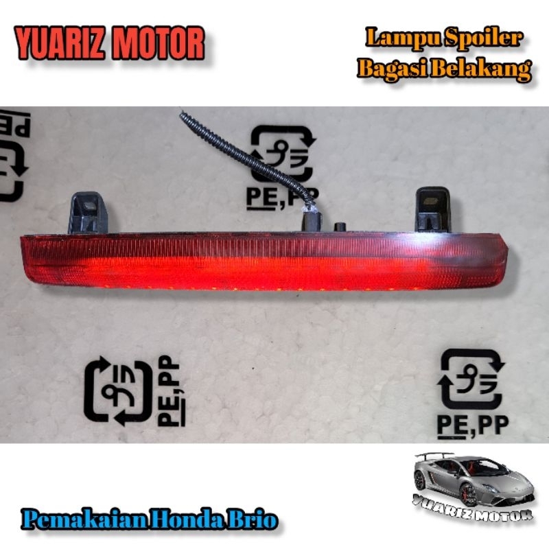 Jual Lampu LED spoiler blakang Honda alniew Mobilio/Brio RS.//Lampu LED ...