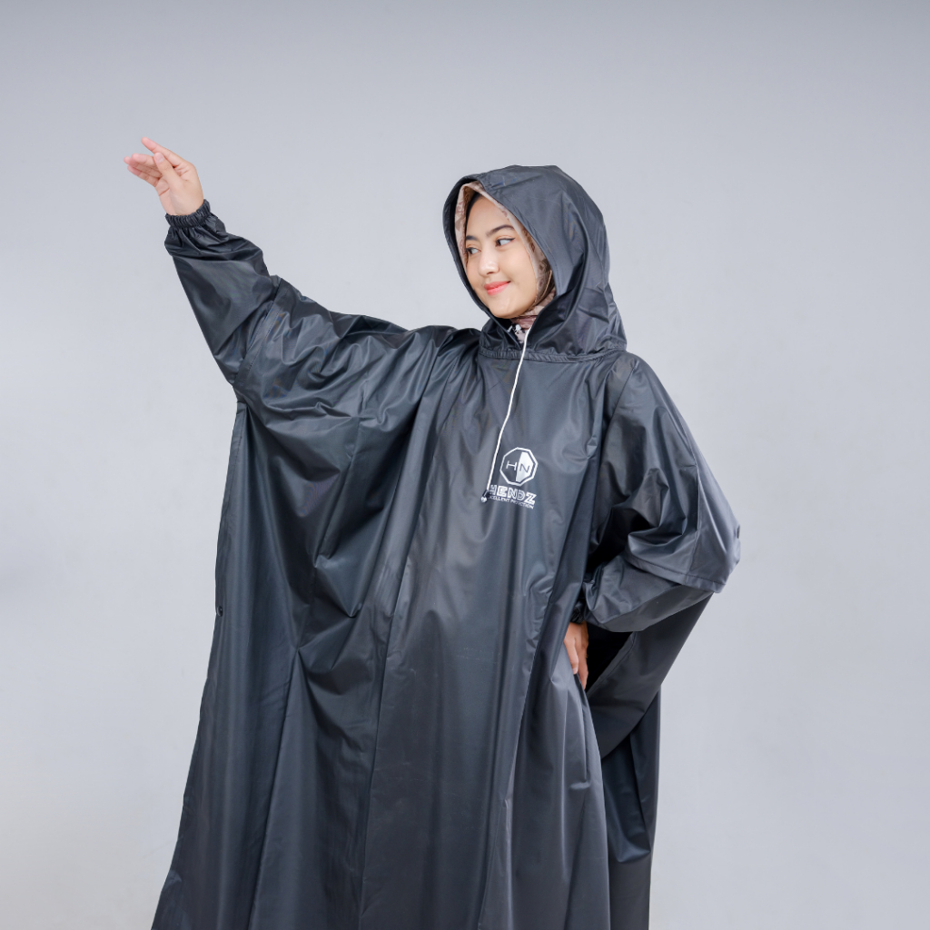 Jual Jas Hujan Jumbo Mantel Hujan Ponco Kelelawar JUMBO Pria Wanita Original HENDZ | Shopee ...