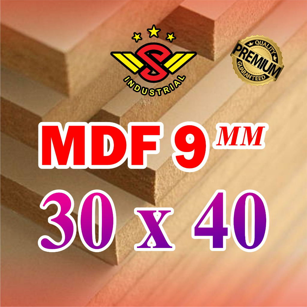 Jual Papan MDF Ukuran 30x40 Cm Tebal 9mm | Shopee Indonesia