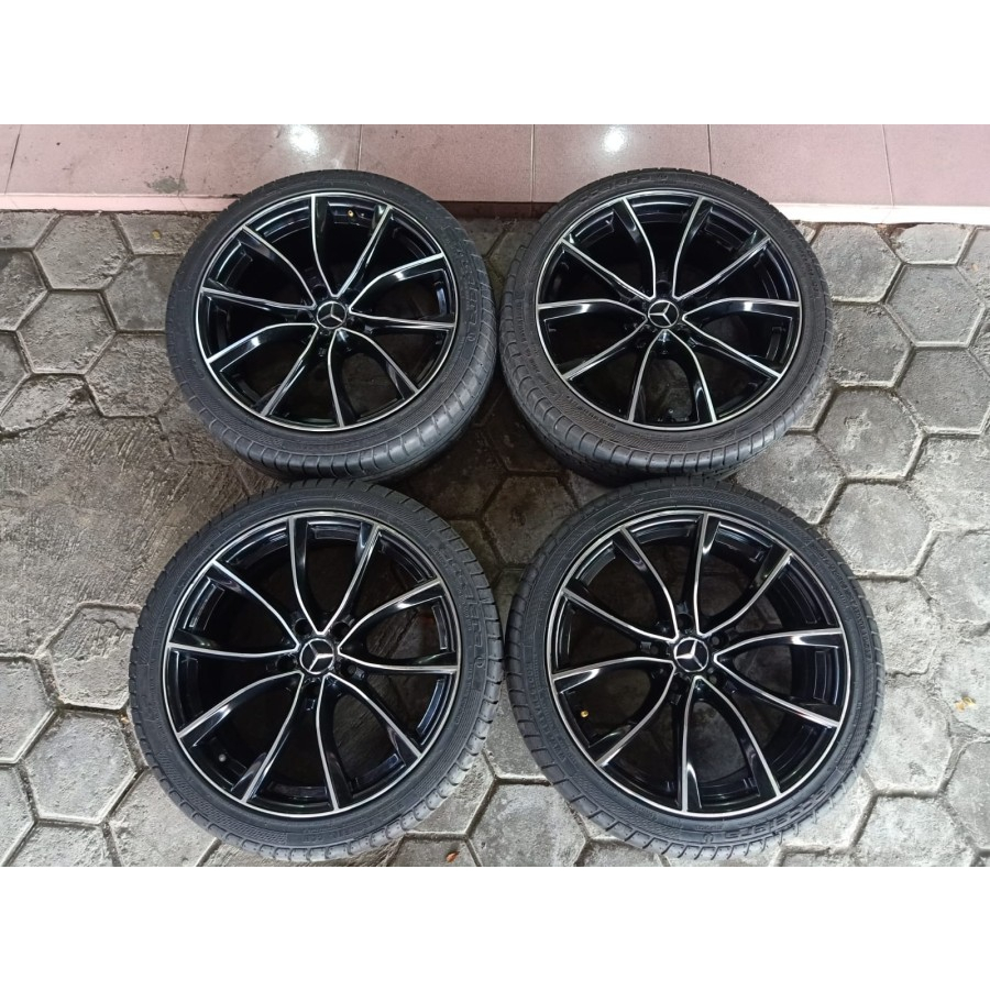 Jual Velg Mobil Bekas Ring 18 Baut 5 LENSO R18X8 5X112 ET42 BAN 225 40 ...