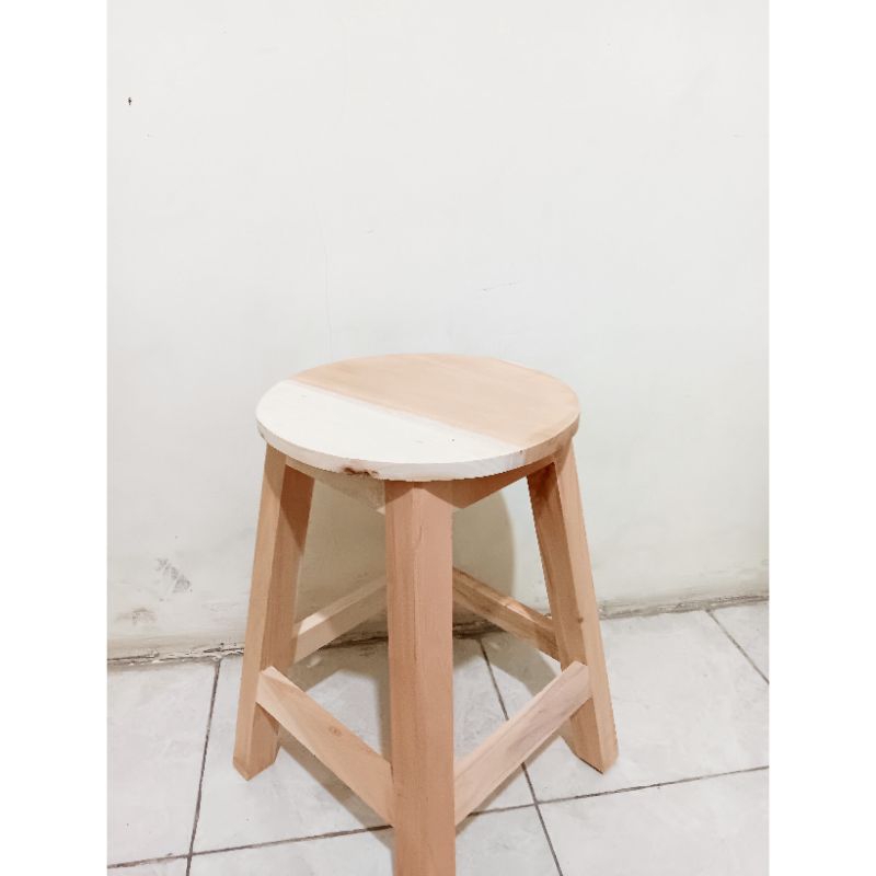 Jual kursi kayu minimalis/kursi cafe/kursi aesthetic/kursi bar/kursi ...