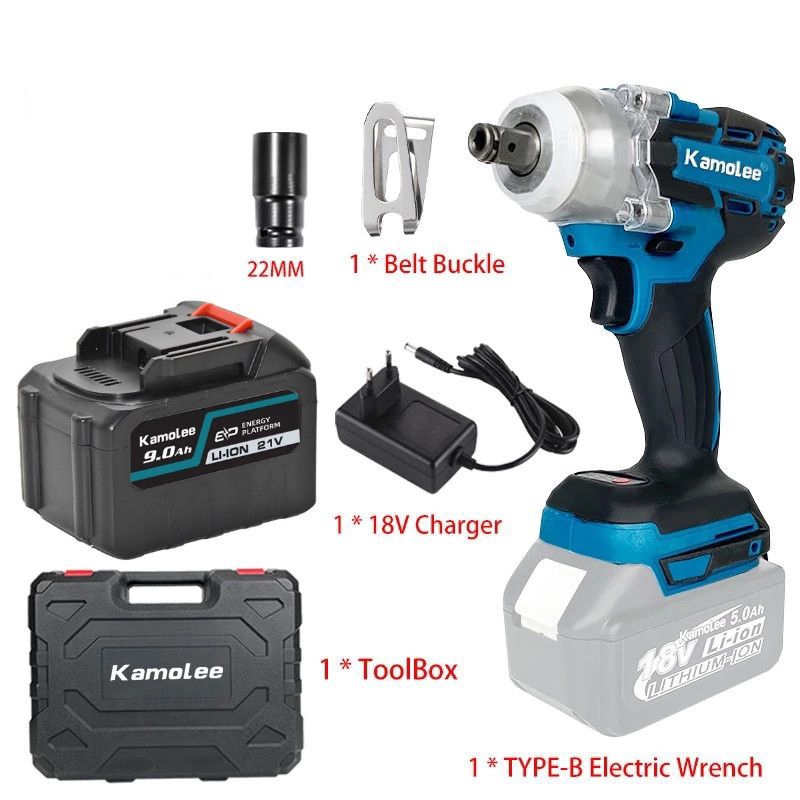 Jual Kamolee DTW285/Type B 1/2" Dual Function 520 N.m Impact Wrench ...