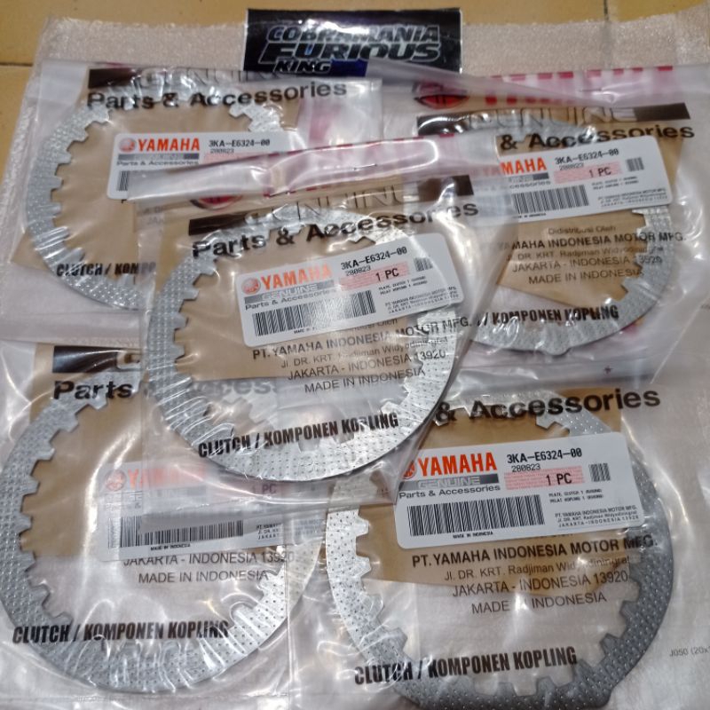 Jual Plat gesek kopling rx king rxk rxs 5pc original yamaha genuine parts | Shopee Indonesia