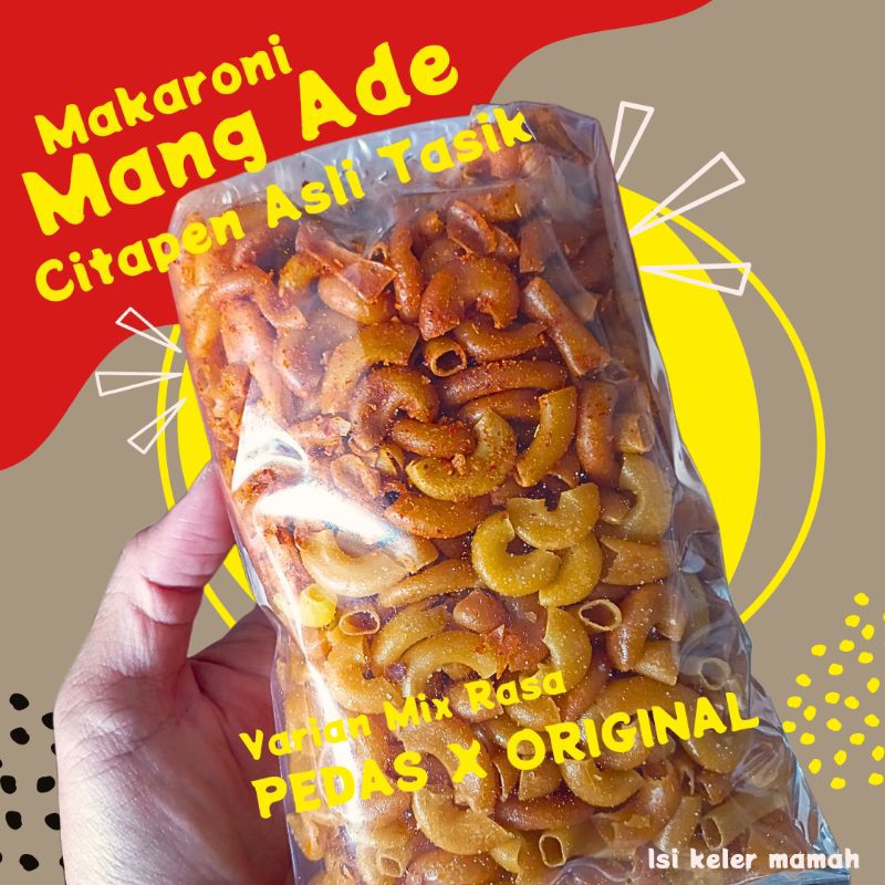 Jual MAKARONI MIX RASA MANG ADE CITAPEN ASLI TASIKMALAYA | Shopee Indonesia