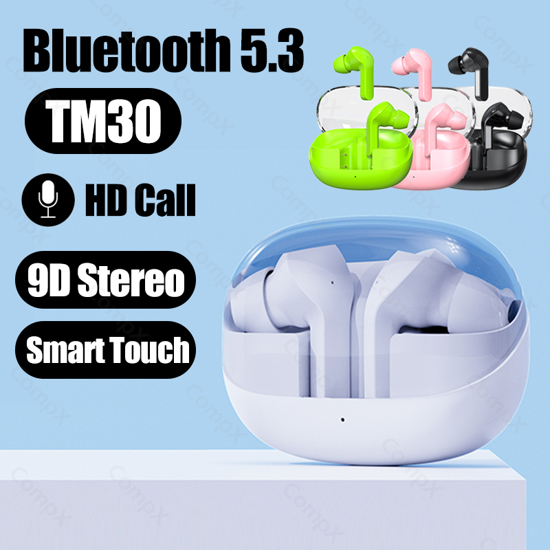 Jual TWS with Microphone Henset Bloetooth M30 Type-C Fast Charge ...