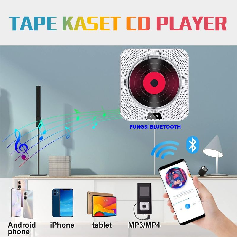 Jual Cd Player Pemutar Hitam Pemutar CD Dari Dinding, Stereo, Home ...