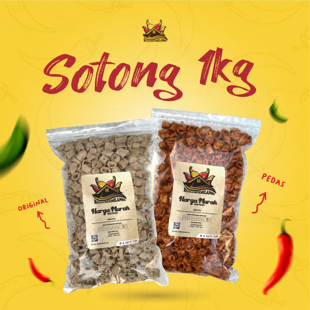Jual SOTONG GORENG PEDAS | ORIGINAL DAUN JERUK | Shopee Indonesia