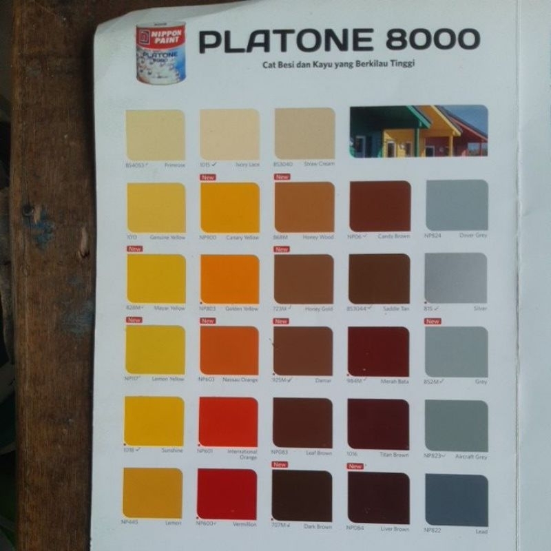 Jual NIPPON PAINT CAT MINYAK PLATONE 8000 0,85Ltr KAYU DAN BESI ...