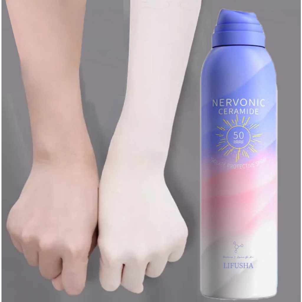 Jual Sunscreen Whitening Spray Pemutih Kulit - Moizturizing Whitening ...