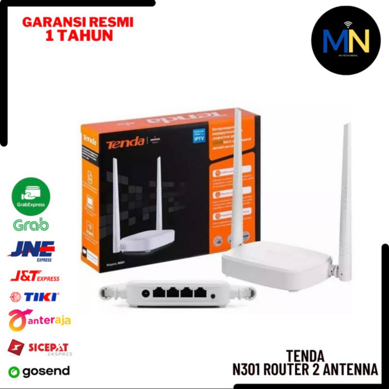 Jual Tenda N301 Wireless Router 2 Antenna - White Promo spesial ...