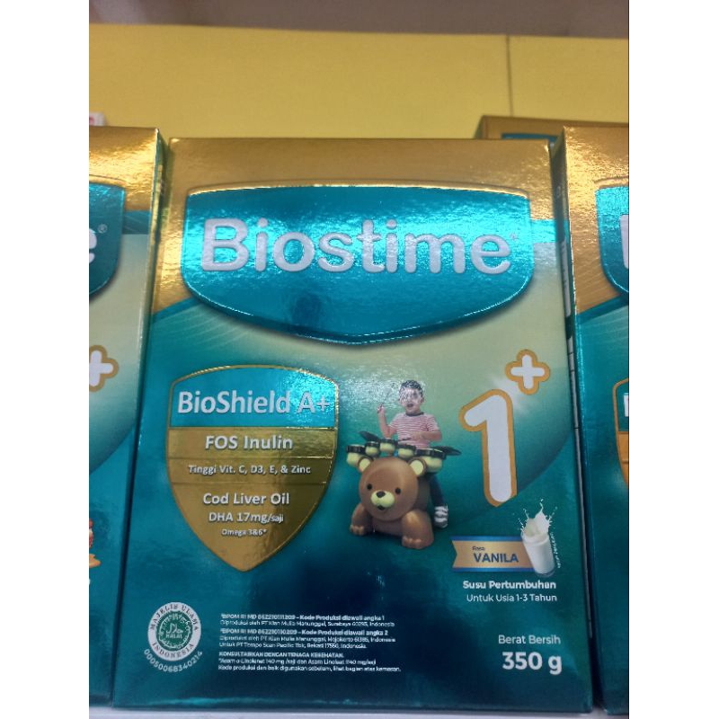 Jual Biostime 1+ susu pertumbuhan 350g | Shopee Indonesia