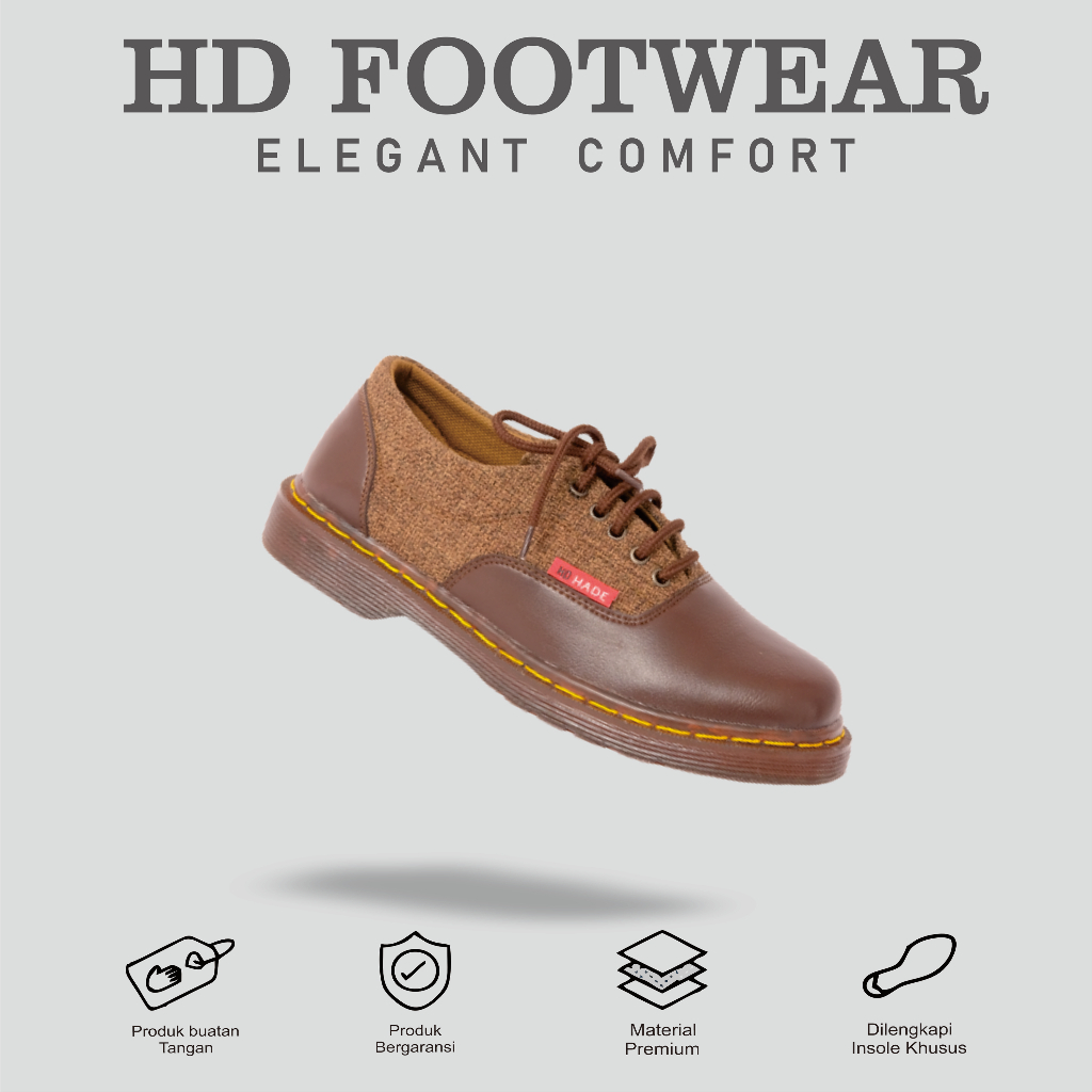 Jual Sepatu pria 5 hole unisex boots Sepatu Sekolah / santai / Kerja ...