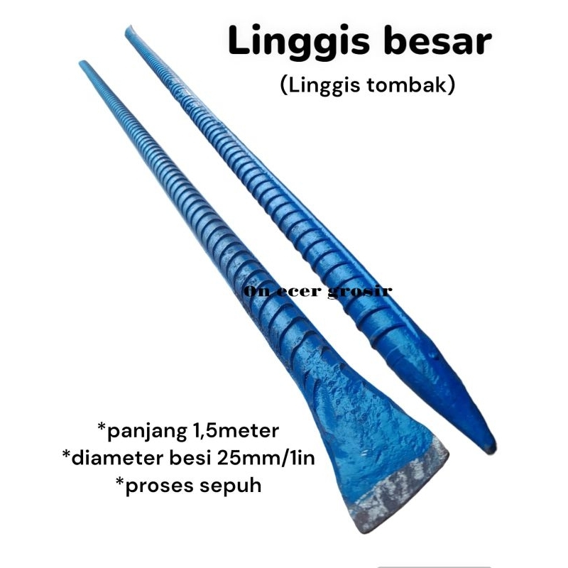 Jual Linggis besar/linggis runcing panjang 1,5 meter | Shopee Indonesia