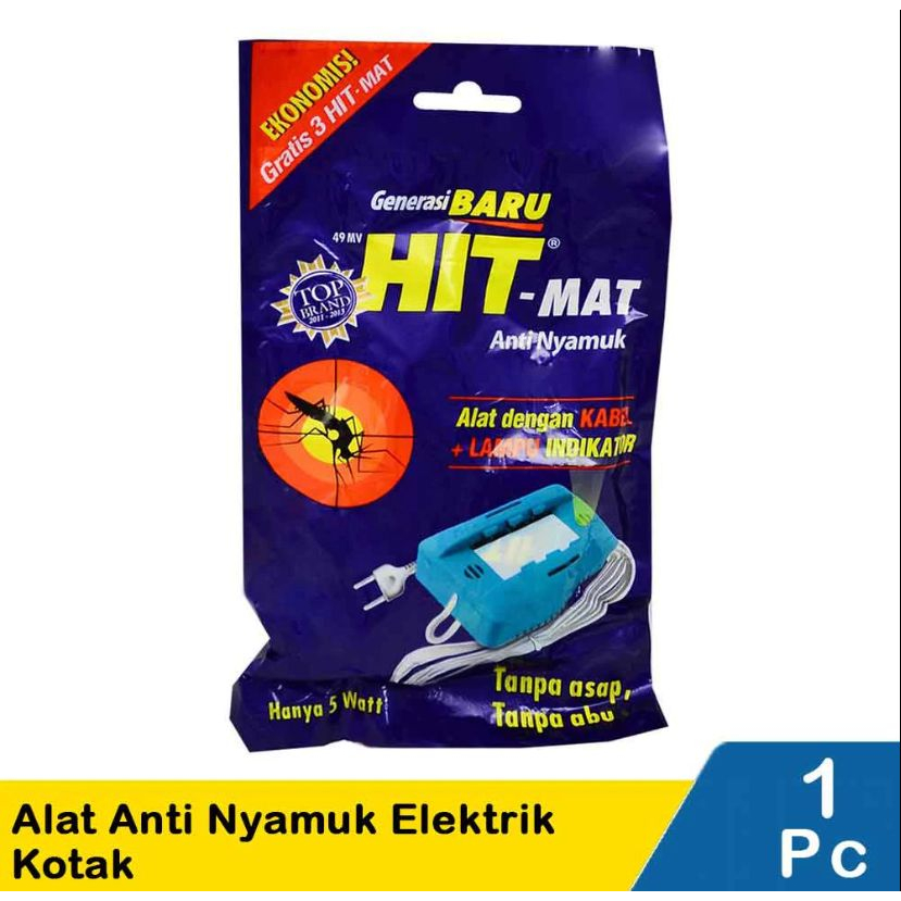 Jual HIT ELECTRIC/ ALAT ANTI NYAMUK ELEKTRIK KOTAK/HIT MAT TANPA KABEL ...