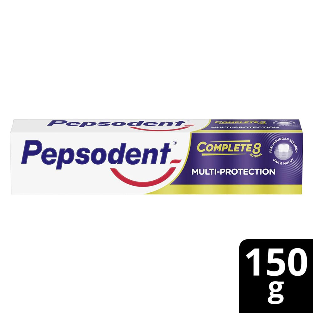 Jual pepsodent pasta gigi complete 8 multi protection 150g | Shopee ...