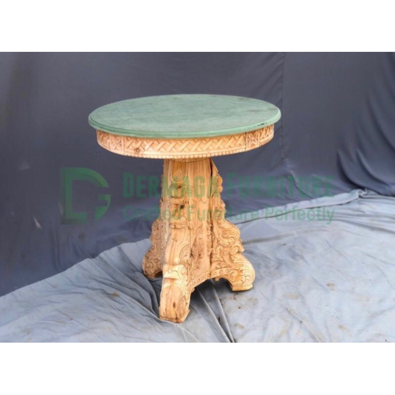 Jual MEJA SEGITIGA UKIR KAYU MAHONI MDF MEJA SUDUT MEJA TAMU MEJA HIAS ...