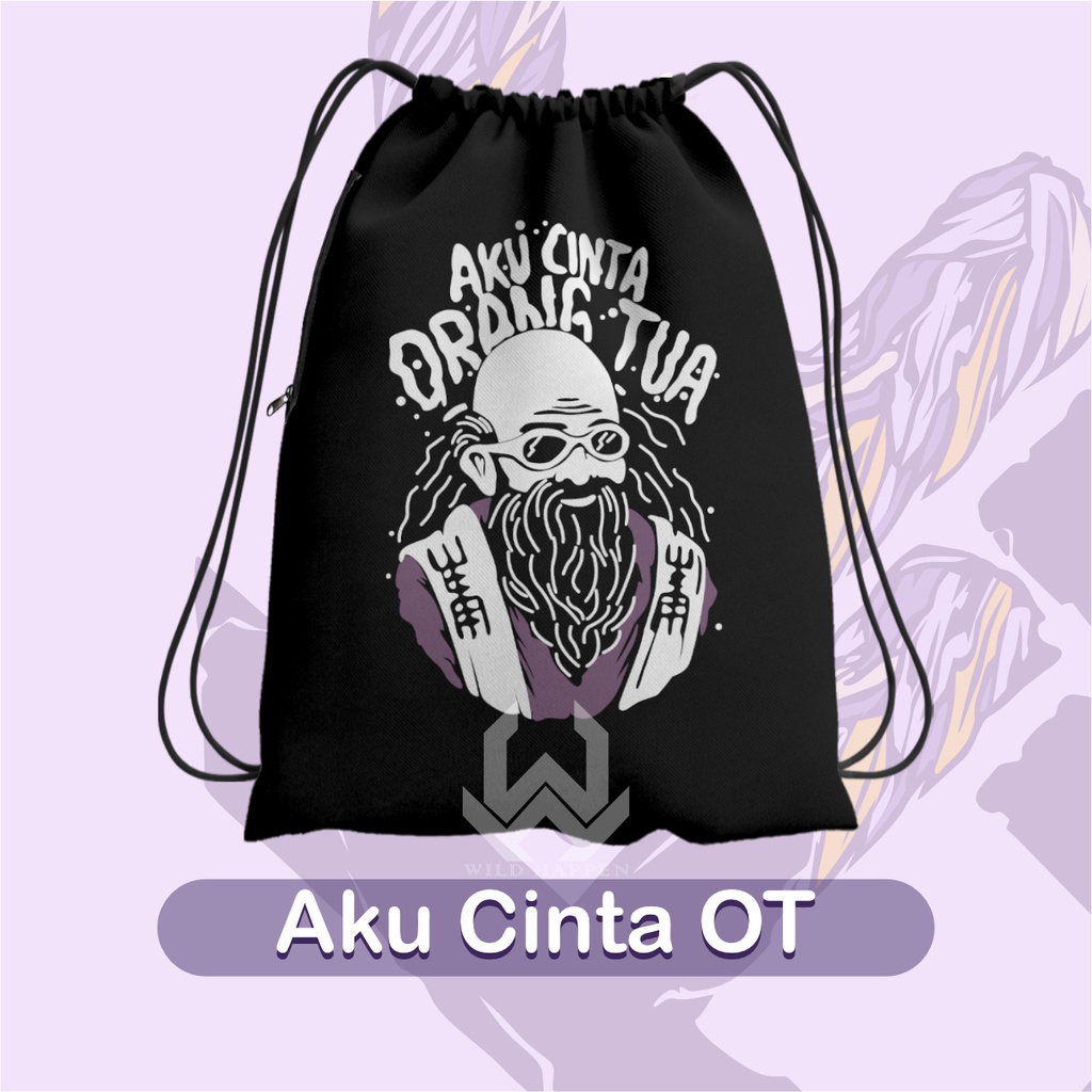 Jual Tas Serut / Stringbag Full Print Desain Elegant Dan Realistis ...